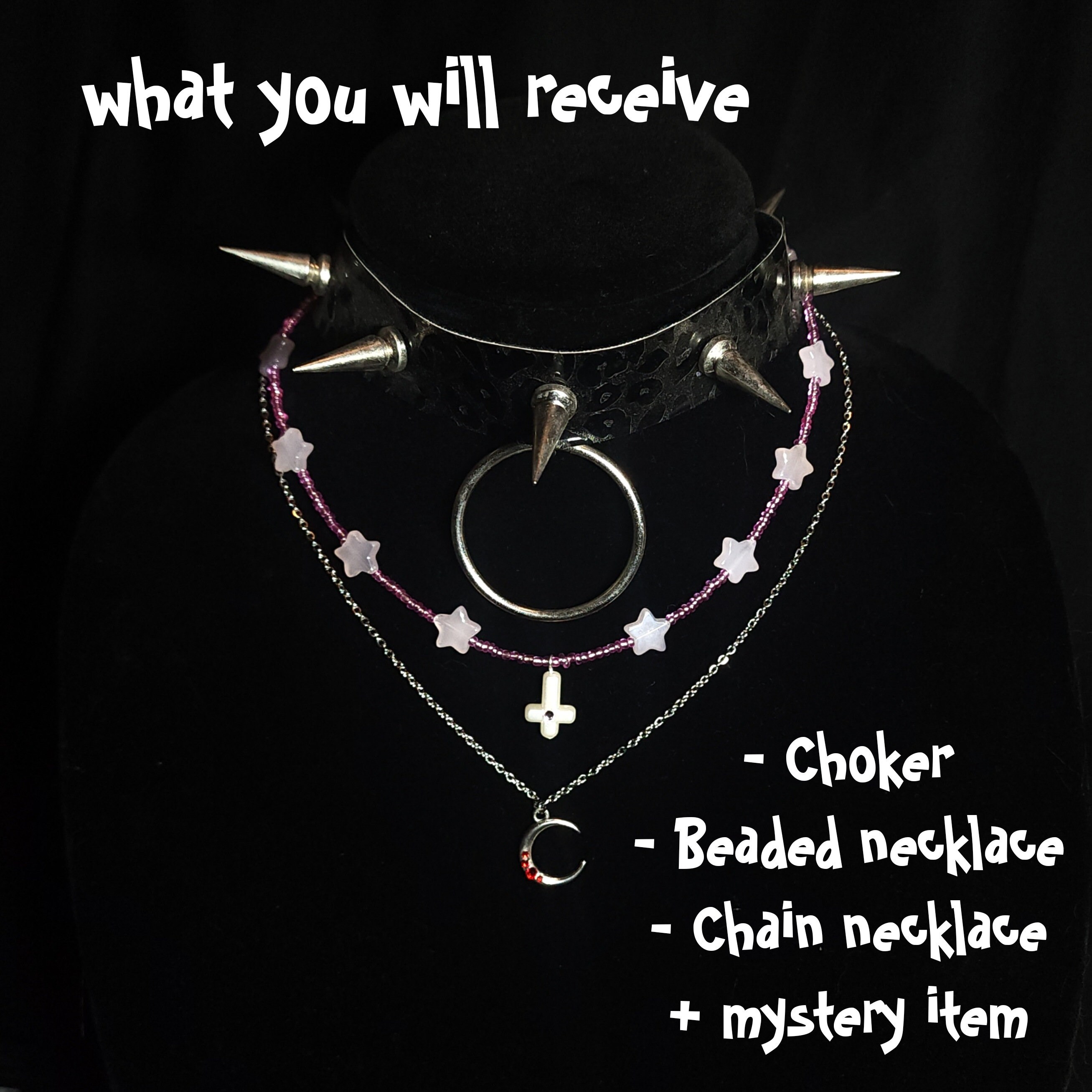 Goth Emo Y2k Jewlery Mystery Box Handmade - Etsy