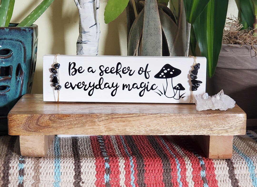 Boho Home Decor: Unique Wooden Shelf Sitter Wrapped With Wire ...