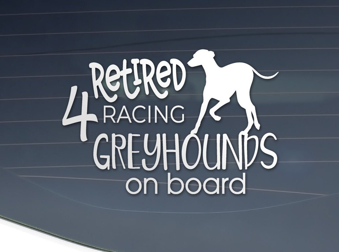 Stickers, Labels & Tags Greyhound Window Decal Laptop Decal Bumper ...