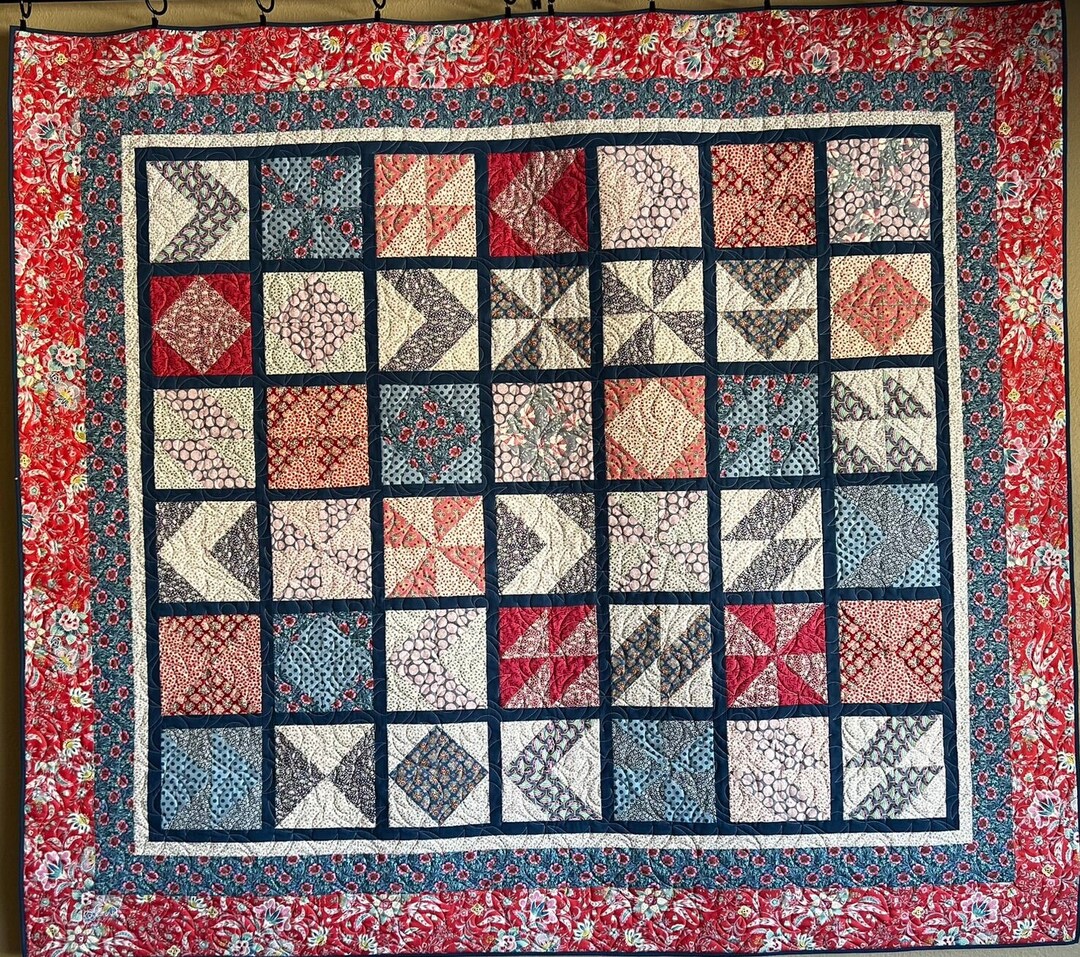 Tilda Sampler Throw Quilt - Etsy