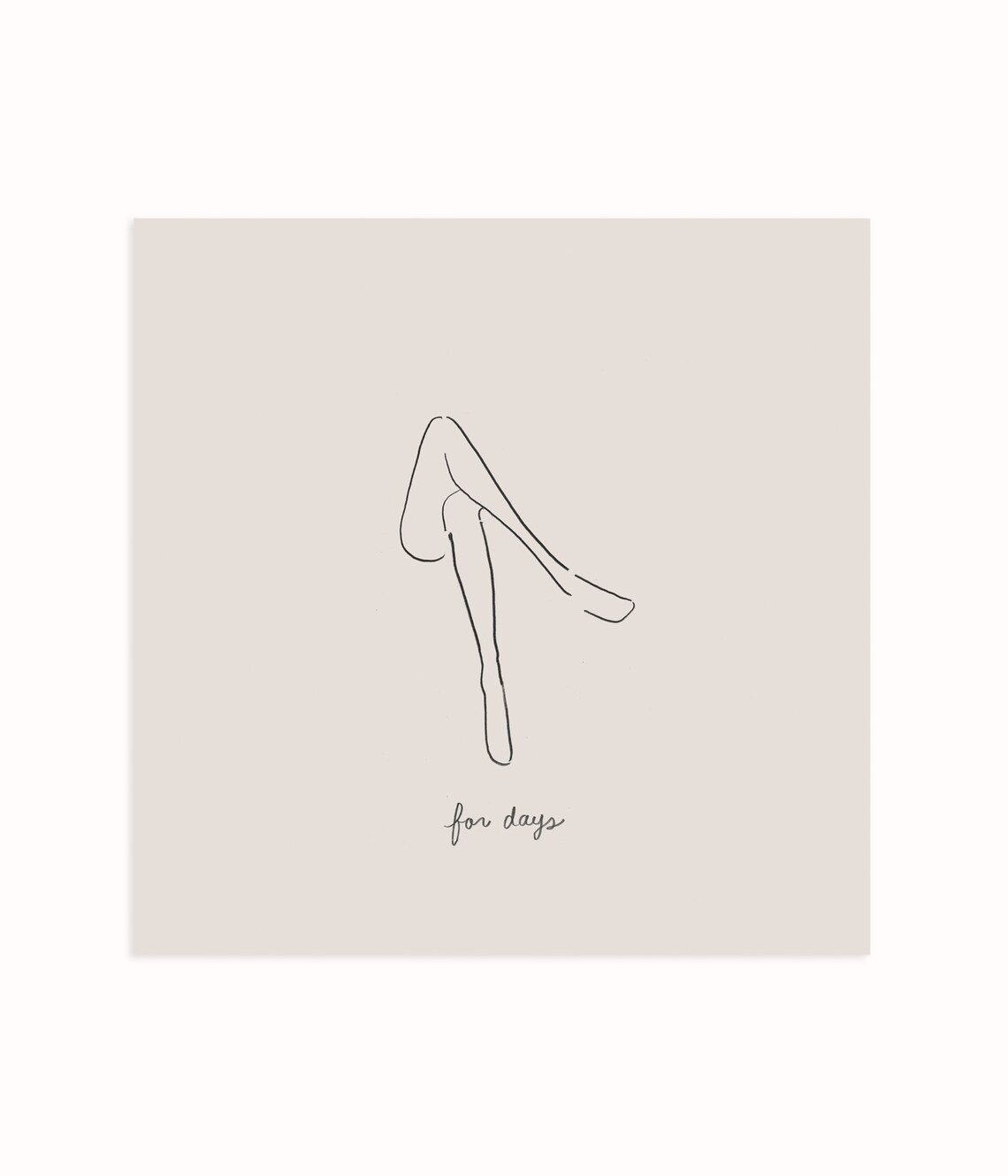 Legs Art Print - Etsy