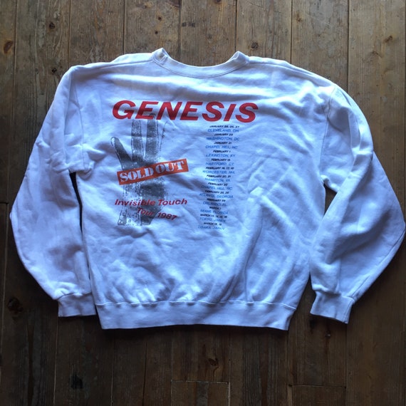 Vintage 80s Genesis invisible touch 1987 tour sweatsh… - Gem