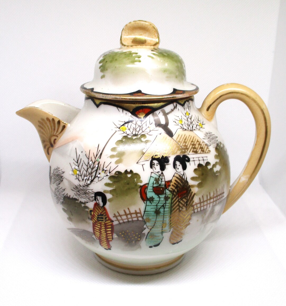 Vintage Oriental Small Tea Pot. Japan. - Etsy