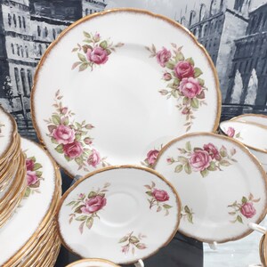 Vintage Collingwood Dinnerware Set With the Roses Pattern. Bone China ...