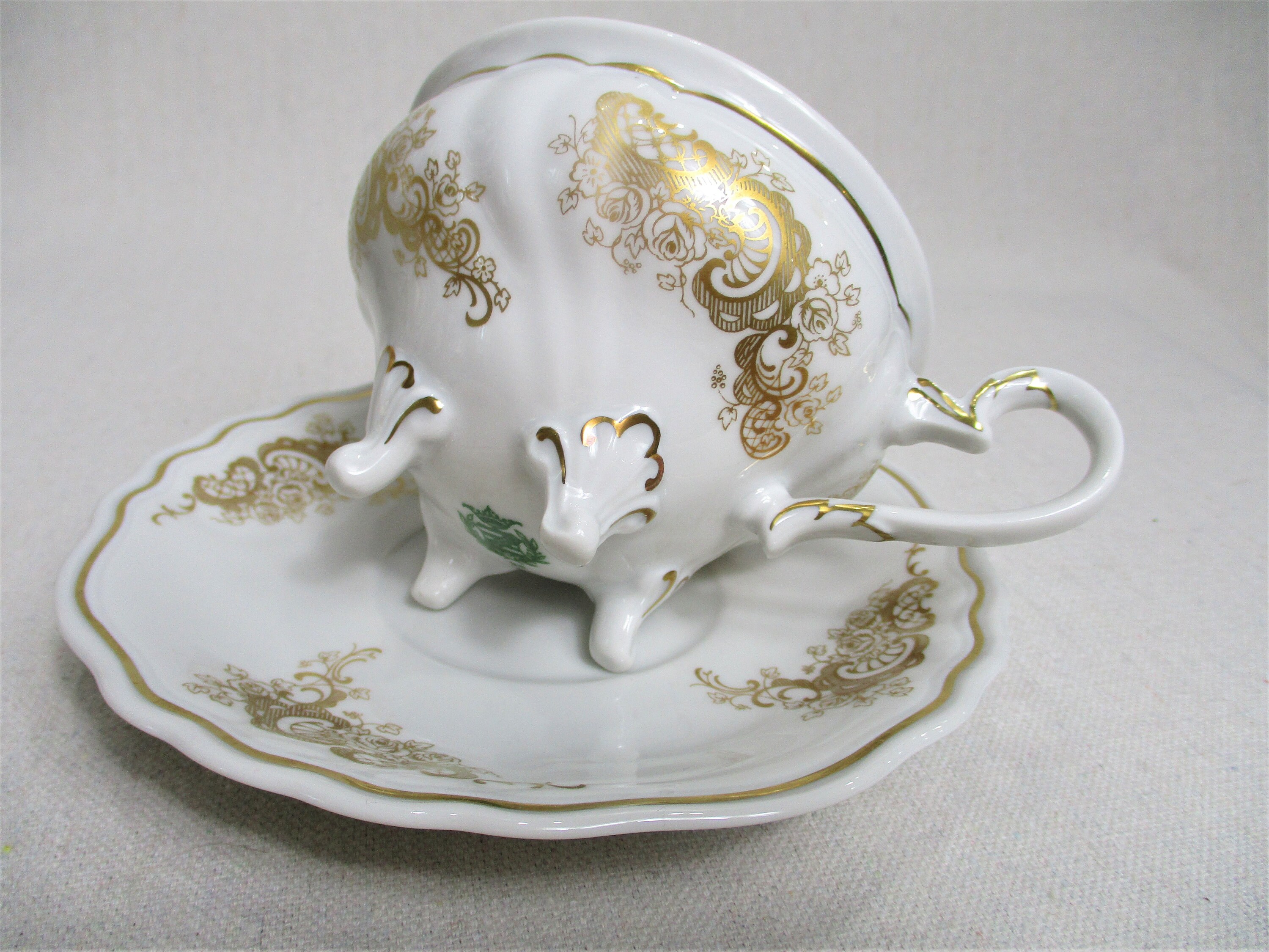 Vintage Weimar White and Gold Coffee / Tea Set. Weimar. - Etsy