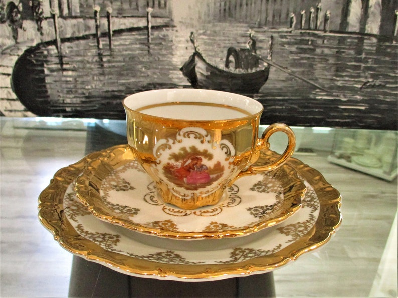 STW Bavaria Germany Fragonard Rococo Style Courting Couples - Etsy