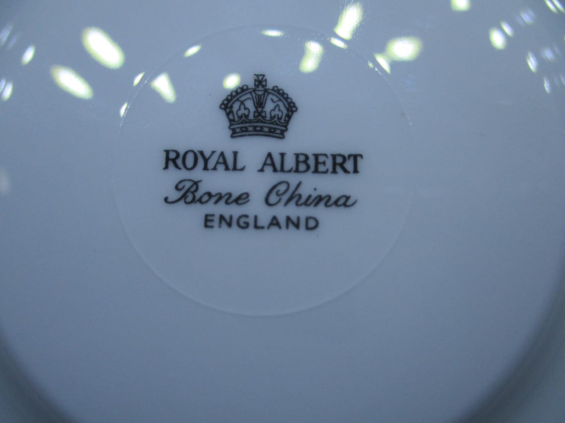 Vintage Royal Albert Rose Pattern Teacup and Saucer. Bone China - Etsy