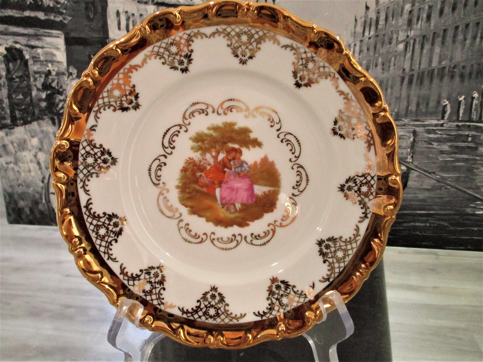 STW Bavaria Germany Fragonard Rococo Style Courting Couples - Etsy