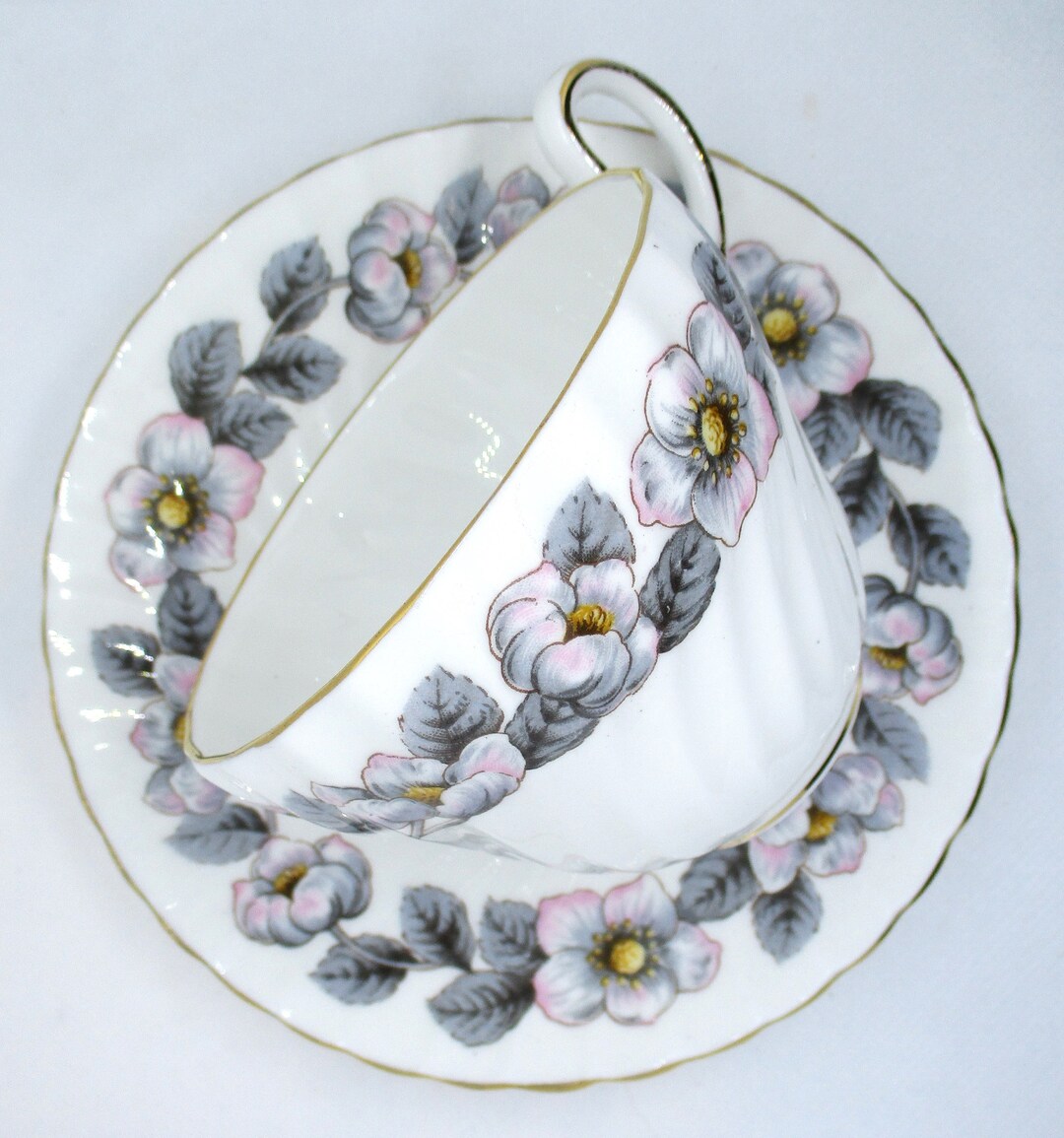 Vintage EB Foley Teacup and Saucer. Bone China. England - Etsy