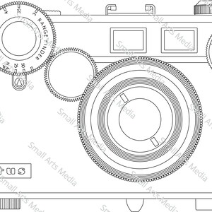 Classic Camera Vectors Bundle Number 1 - Argus C3, Rolleiflex & Leica ...