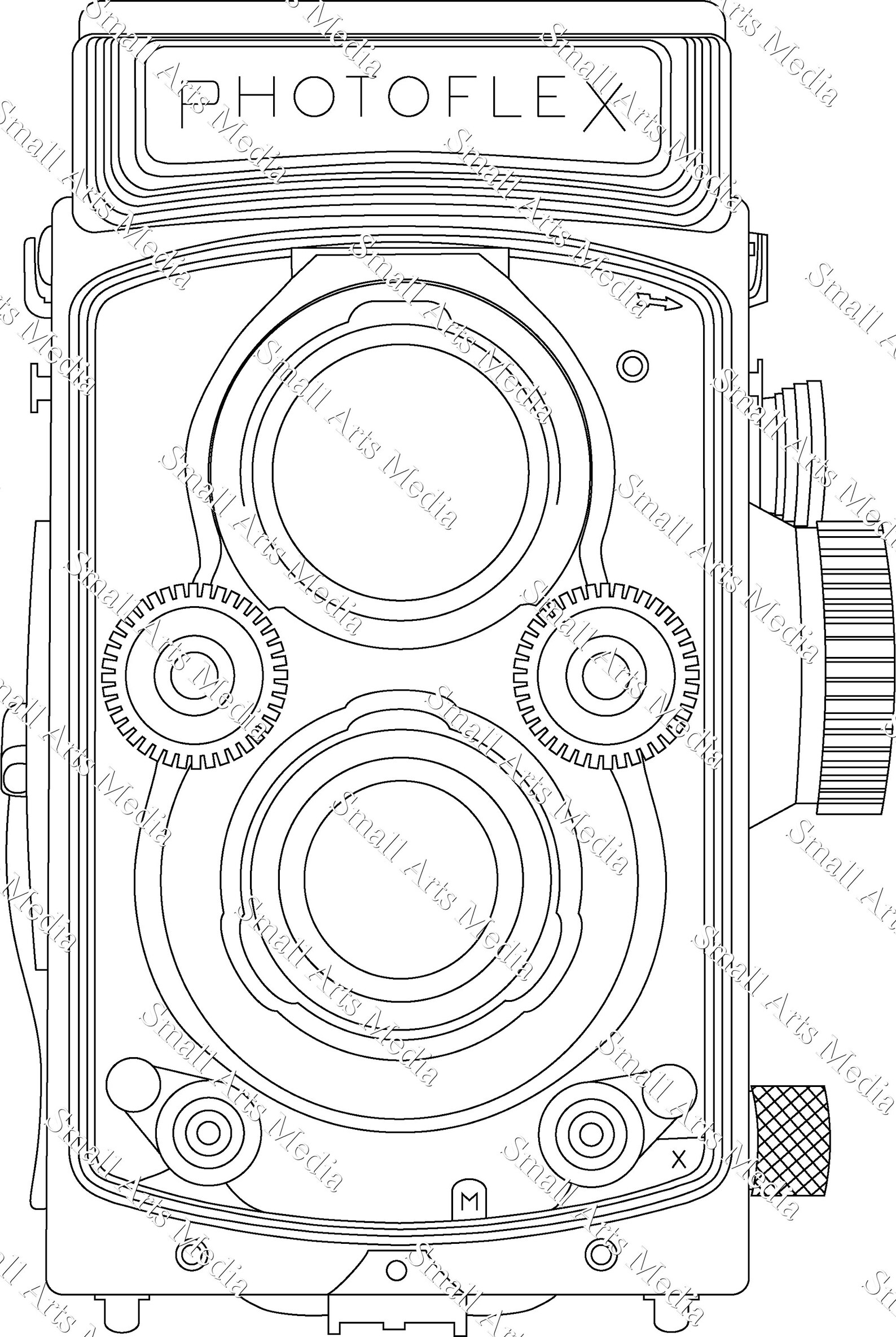 Classic Camera Vectors Bundle Number 1 - Argus C3, Rolleiflex & Leica ...