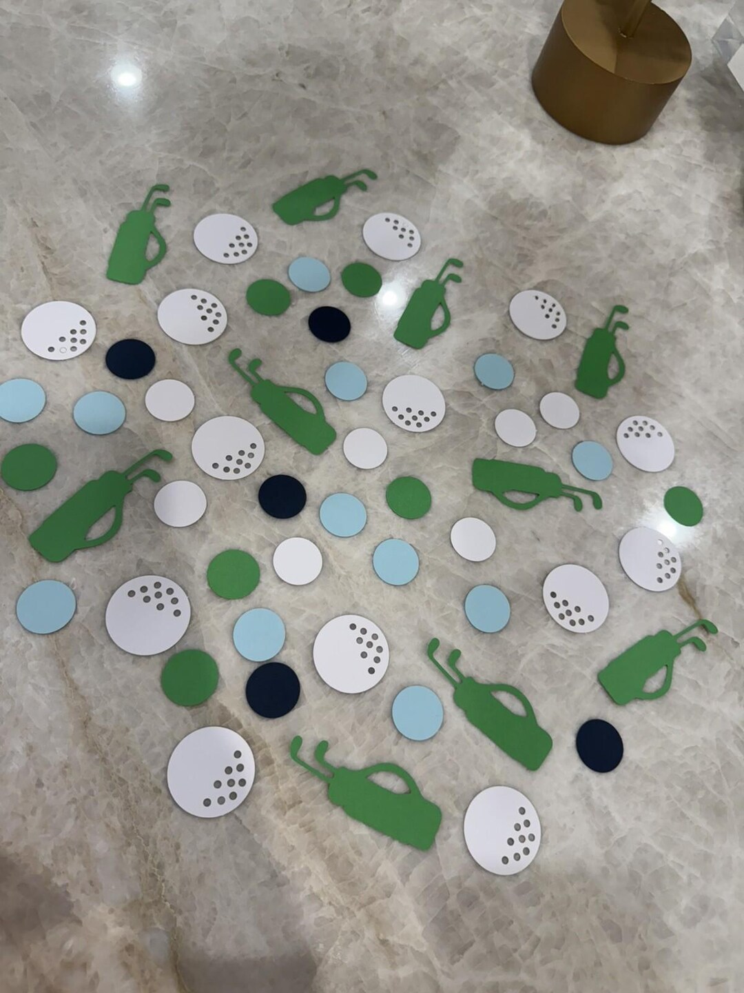 Golf Confetti - Golf Party, Birthday Party Table Decoration, Hole in ...