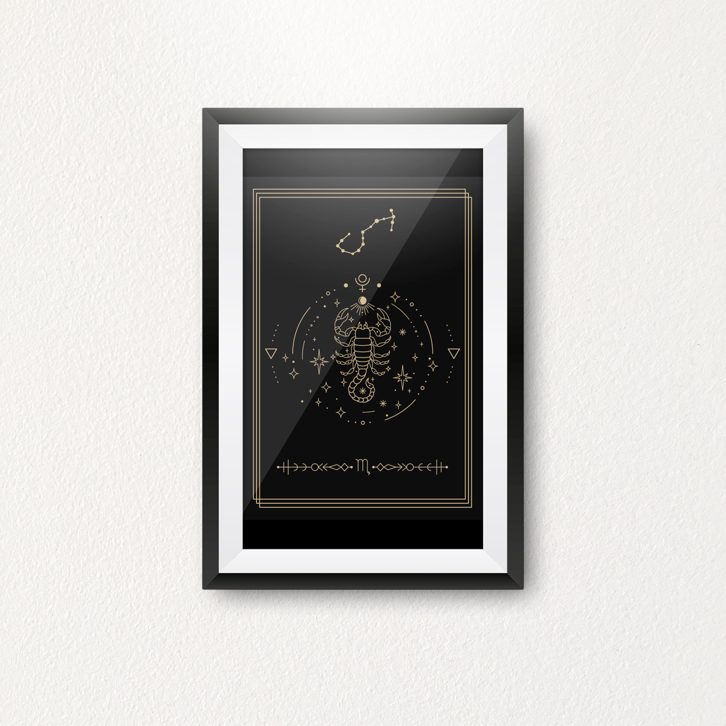 Printable Art Constellation Illustration Printable Wall Art Scorpius ...