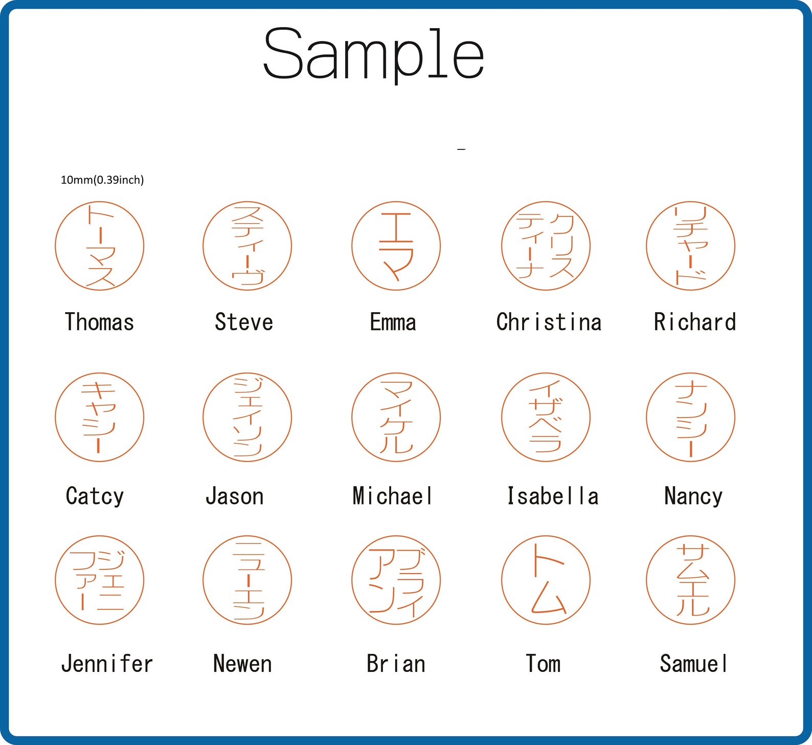 Japanese Name Selfinking Rubber Stamp.hanko | Etsy