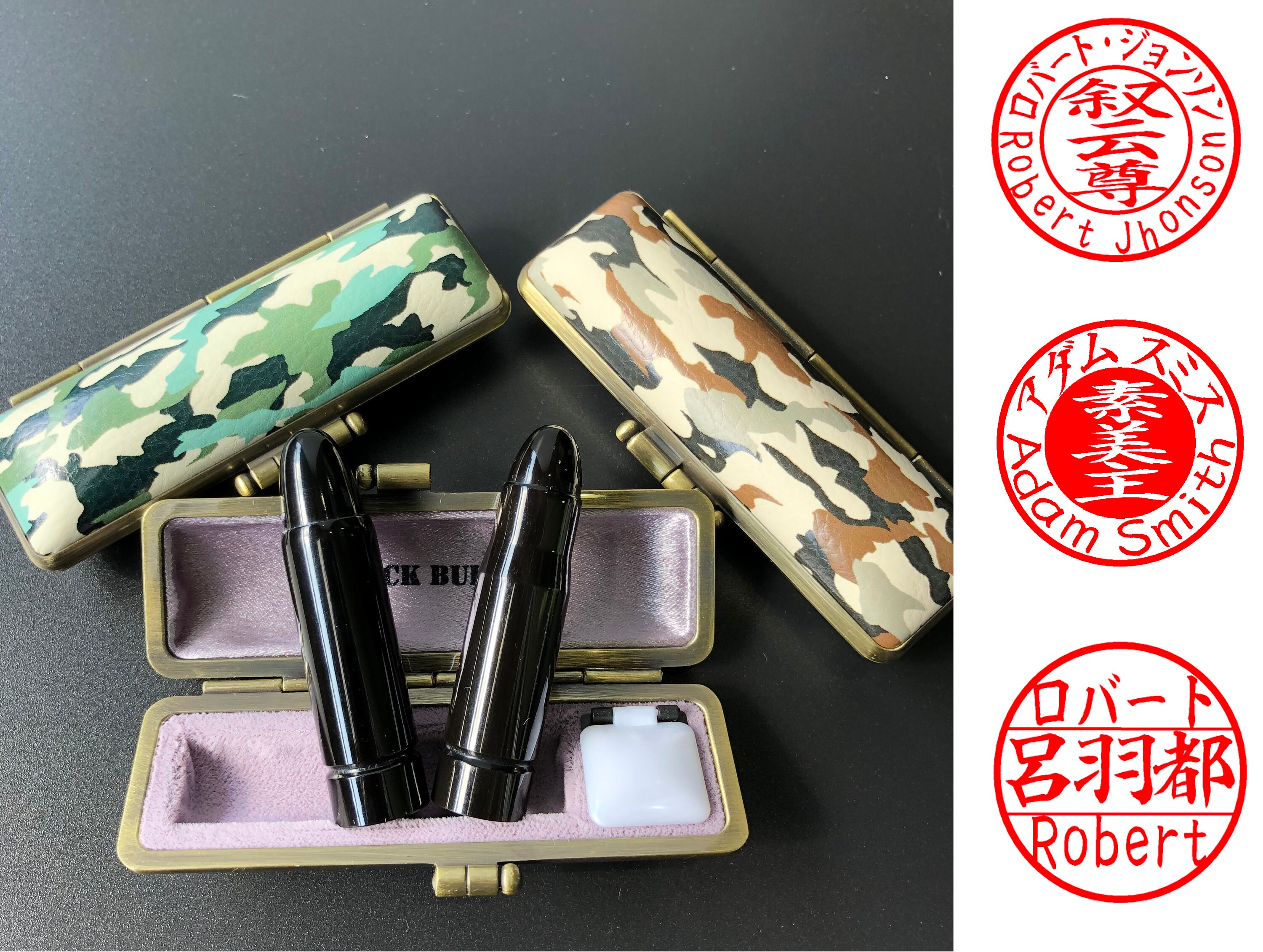 Japanese Custom Bullet弾丸 Stamp hanko Kanji Stamp - Etsy UK