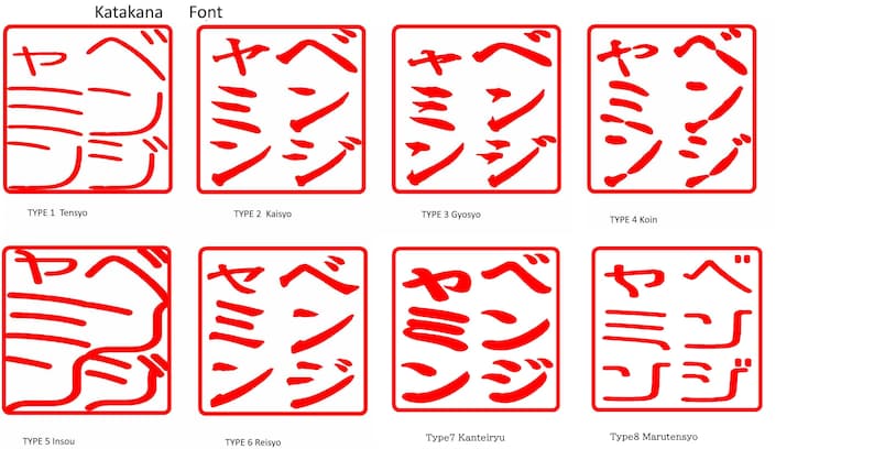 Custom Japanese Name Seal Stamp/titanium HANKO /square | Etsy