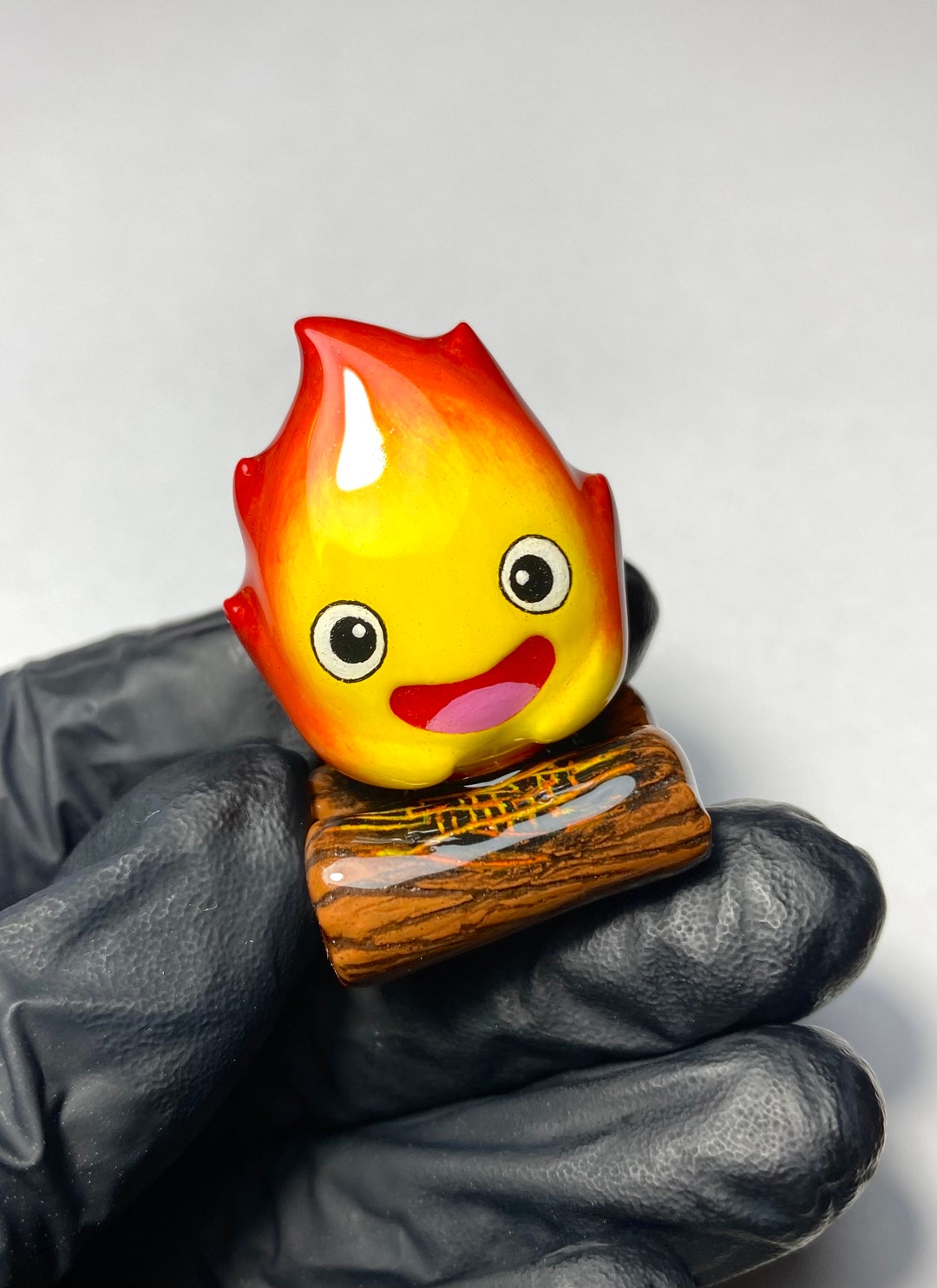 Calcifer Figure Howl's Moving Castle Sculpture Handmade - Etsy