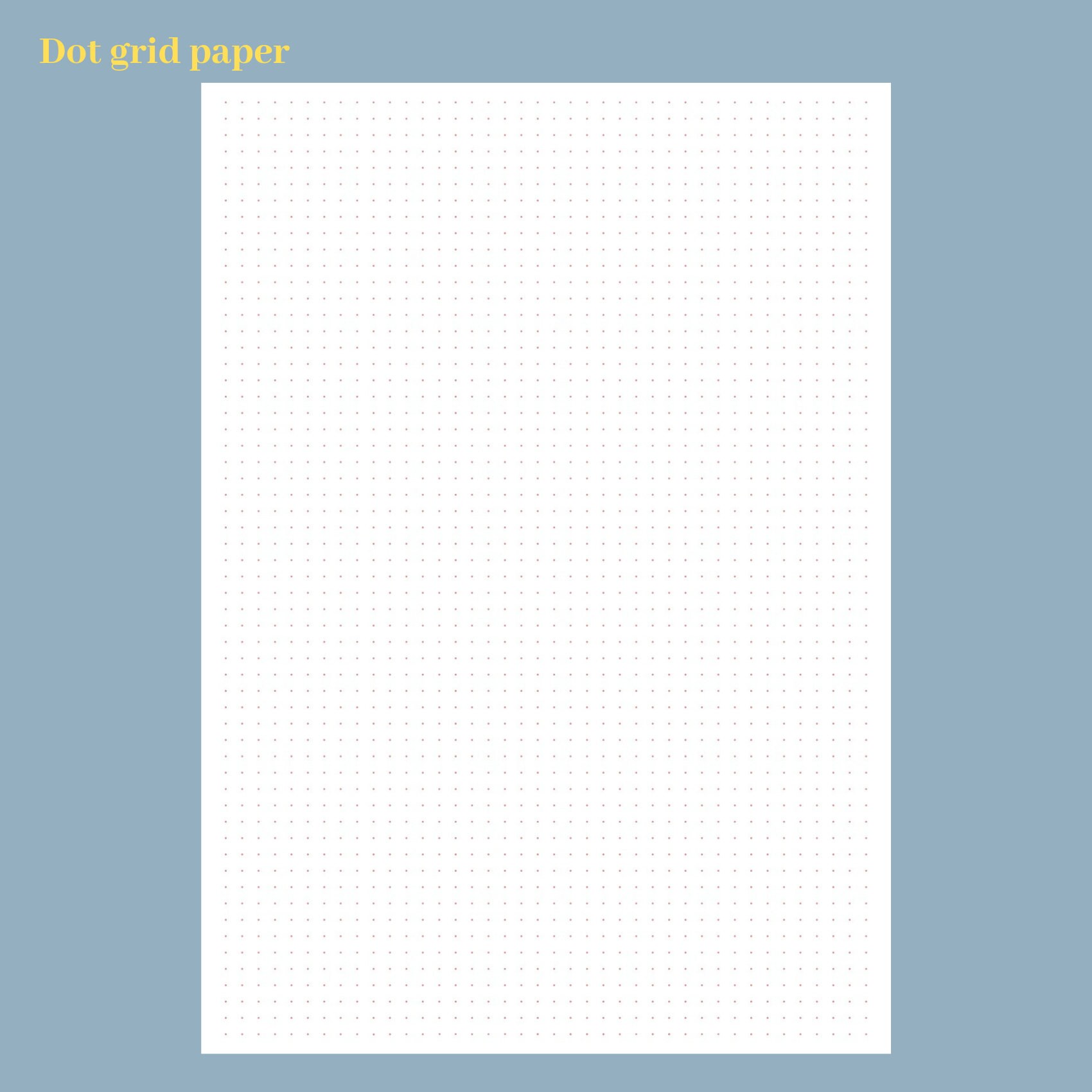 Note Taking Paper Set | Lined | Squared | Dotted | Cornell | Printable ...