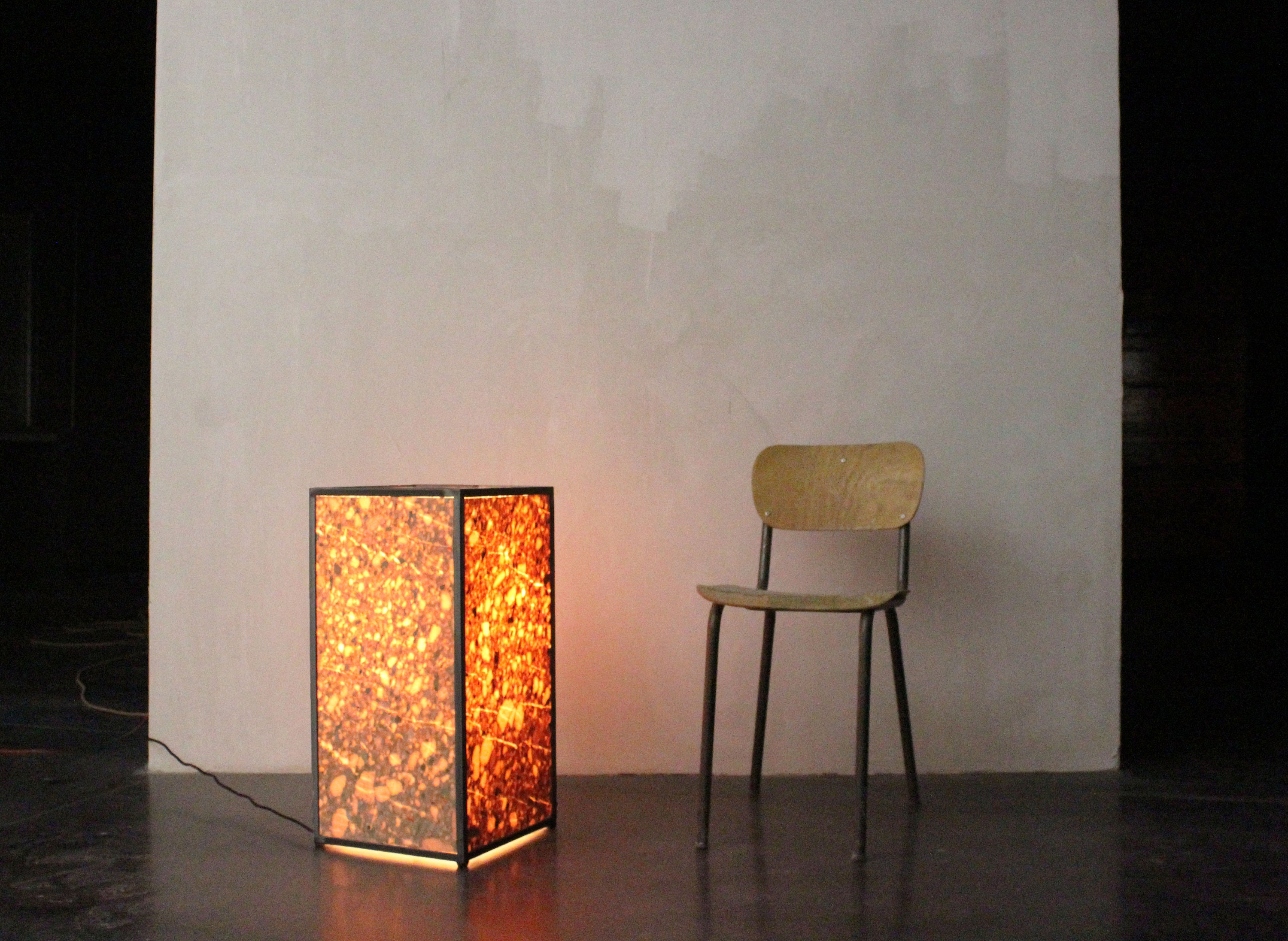 Side Table Backlit Lamp in Natural Stone Onyx - Etsy