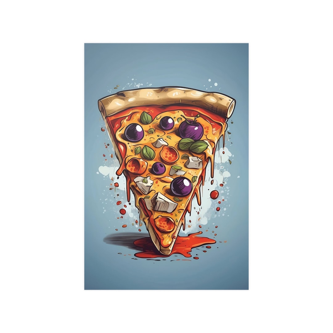 PIZZA NIGHT Poster, Italian Food Wall Art, Pizza Lover Art Print, Pizza ...