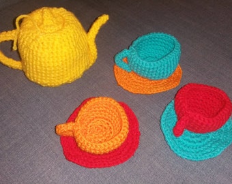 Crochet Tea Set | Etsy