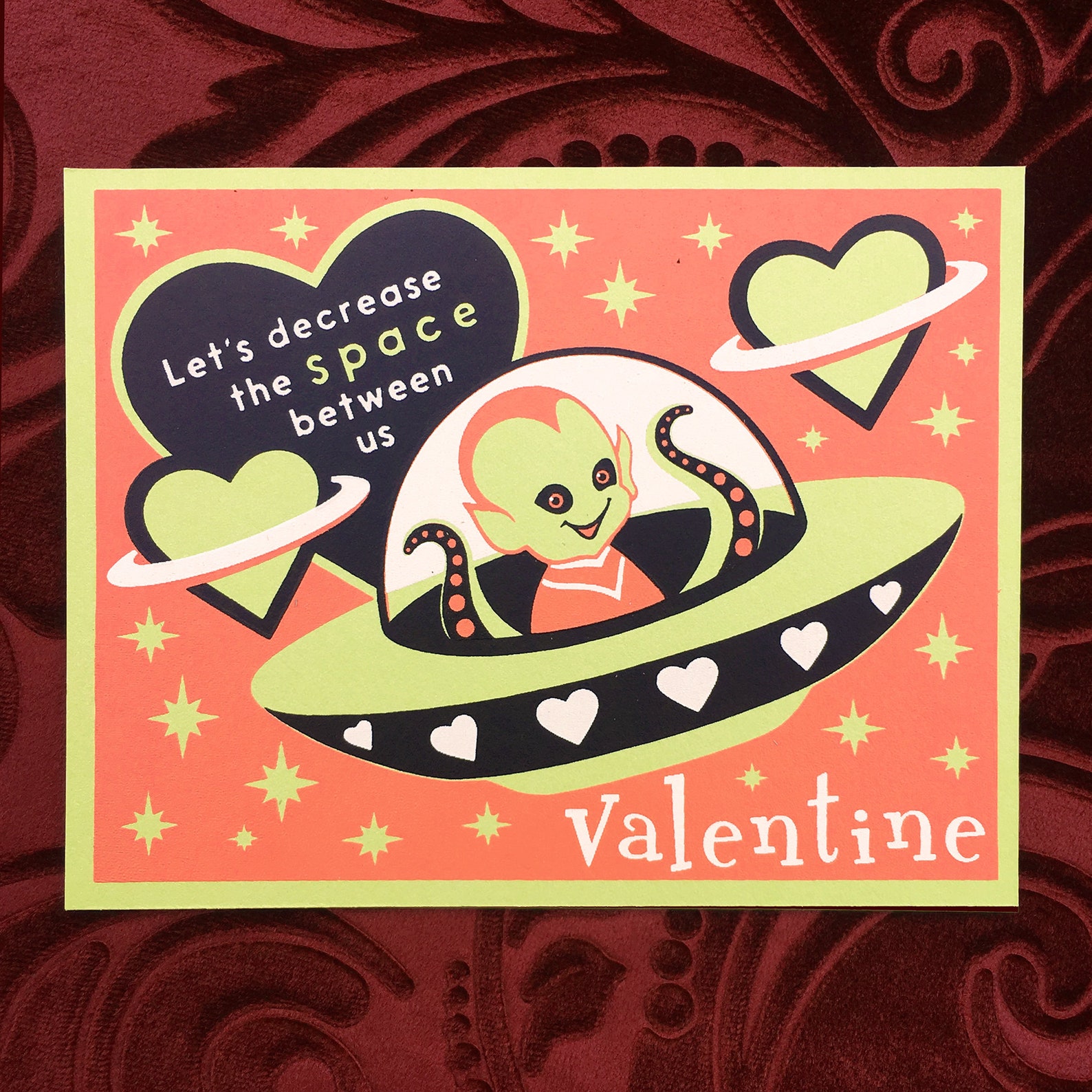 Valentine Alien | Etsy