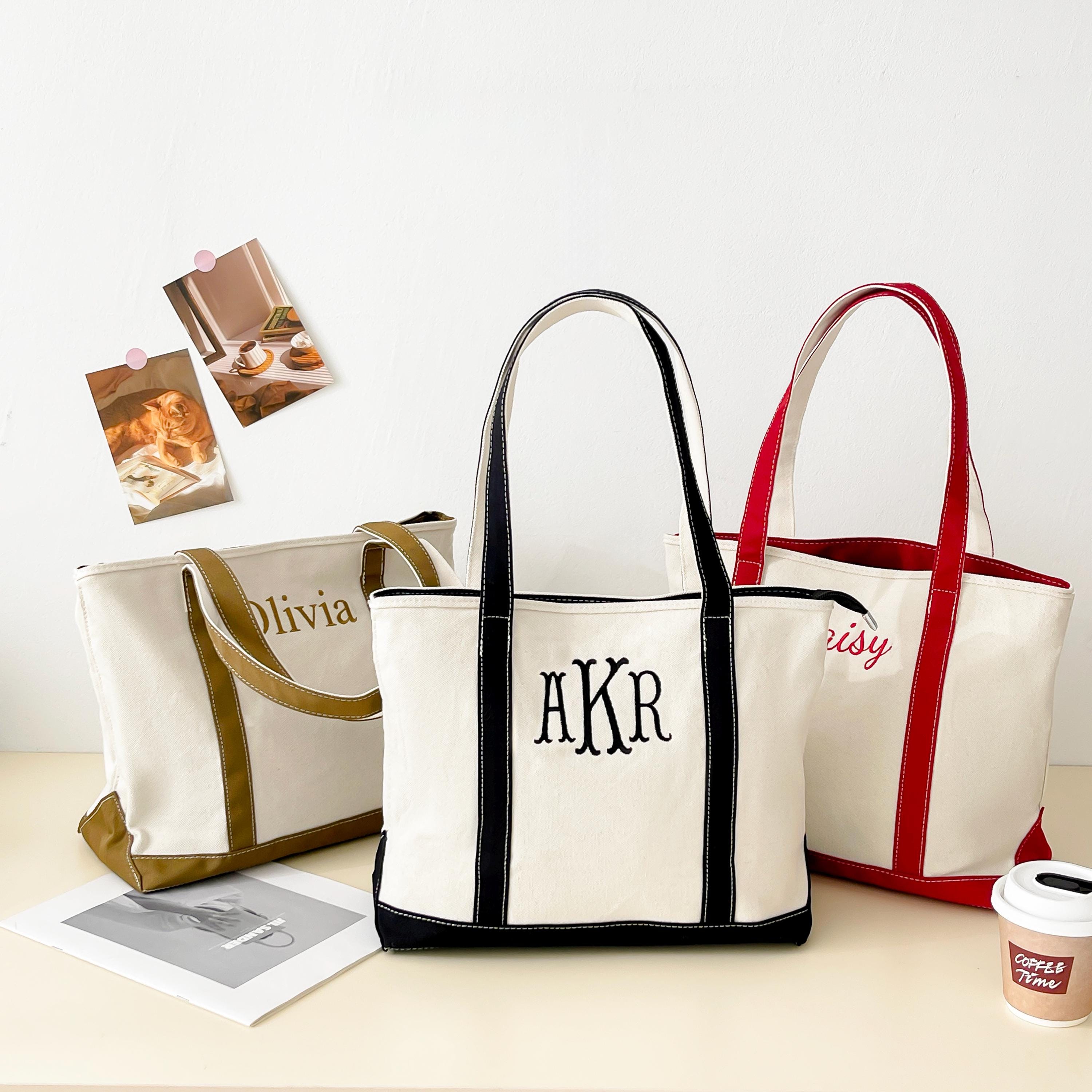 Personalised LOGO Tote Bag/custom Canvas Tote Bag/name Tote Bag ...