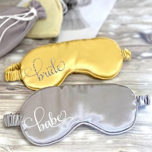 Customized Eye Masks Personalized Sleeping Masks Customized Satin Eye ...