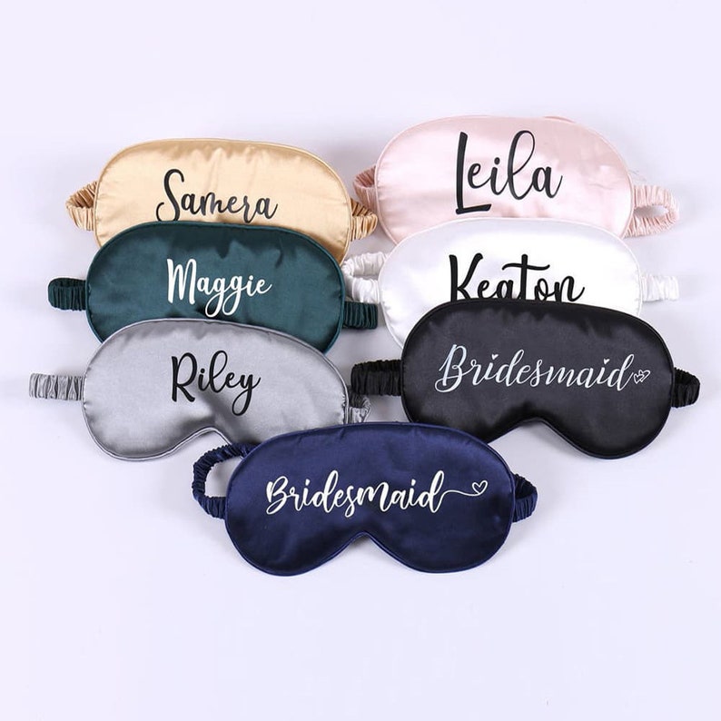 Customized Eye Masks Personalized Sleeping Masks Customized Etsy