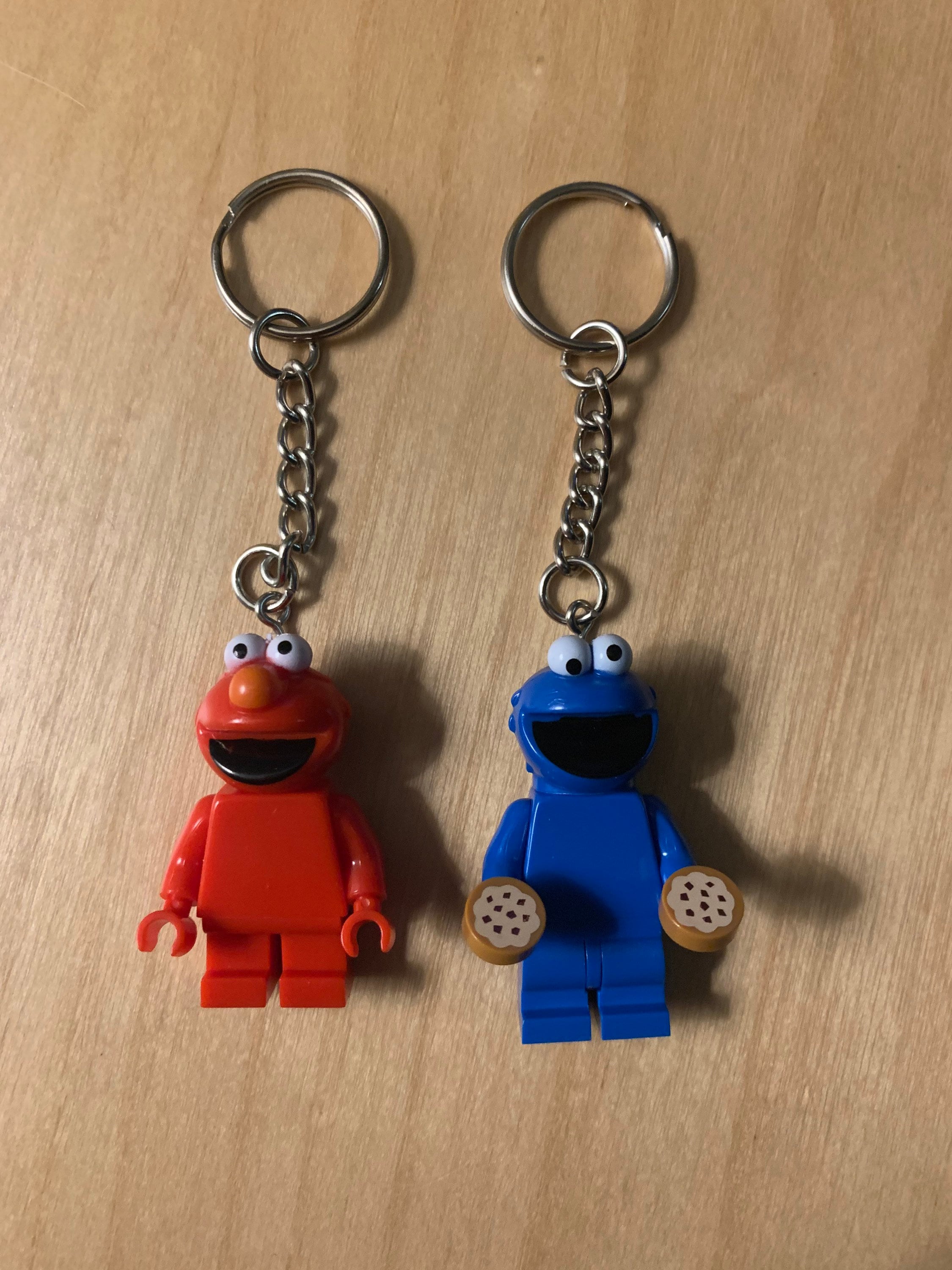 Cartoon Mini Figure Key Chains - Etsy