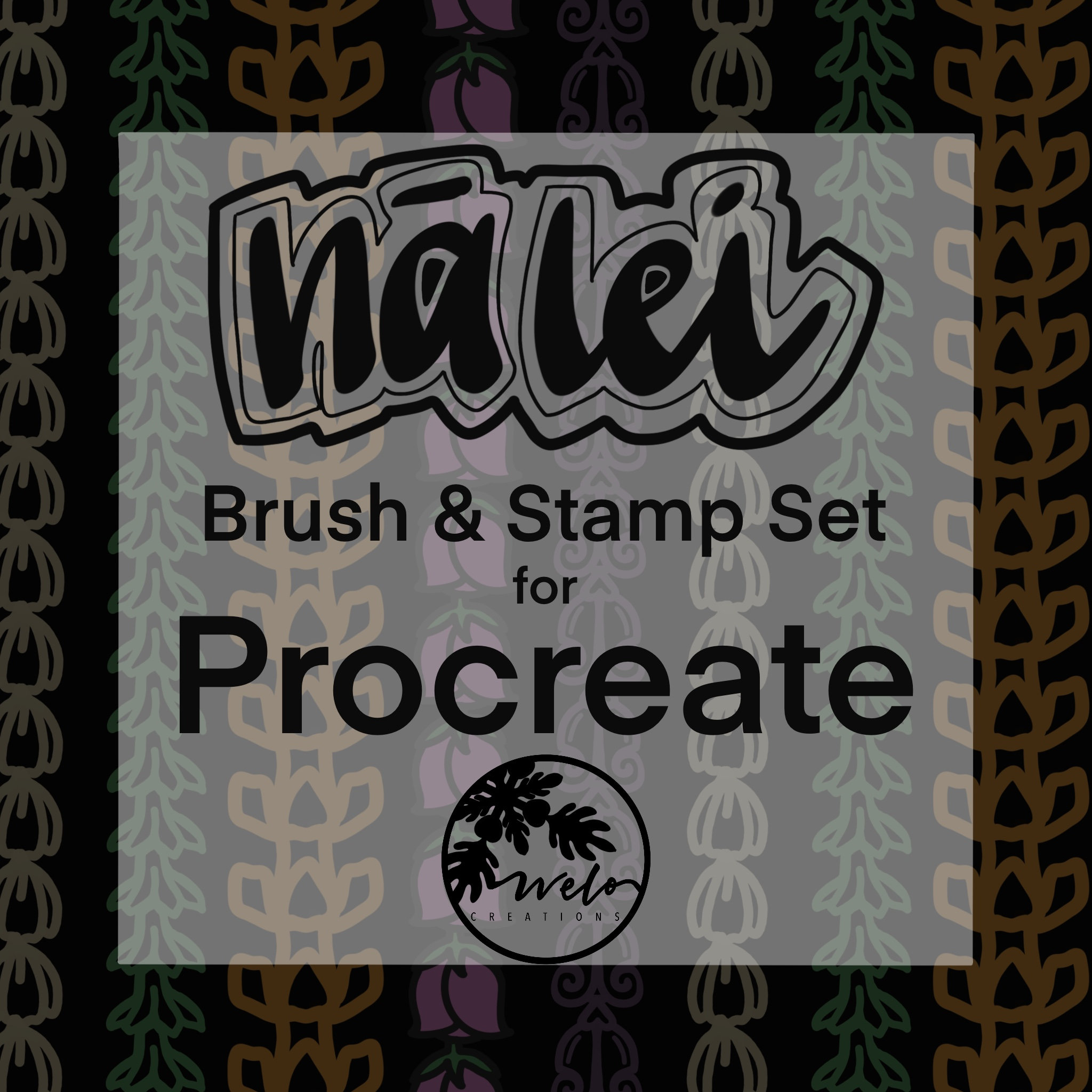 5 Lei Brushes & Stamps for Procreate Digital Download Puakenikeni ...