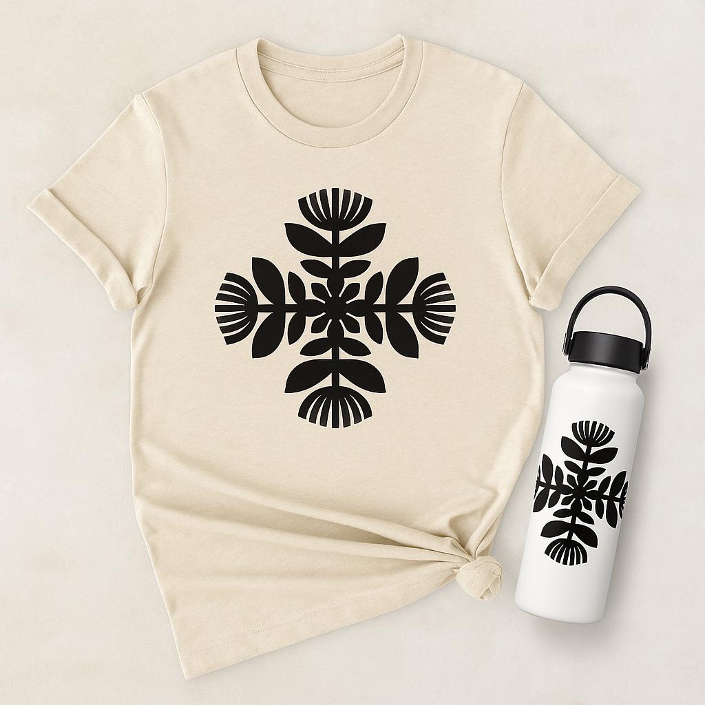 Simple Hawaiian Quilt- Lehua Cut File, Kuiki, Crafting, Glowforge ...