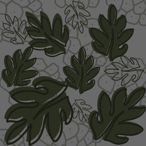 7 'ulu Stamps for Procreate | Digital Download | 'ulu Design | 'ulu ...