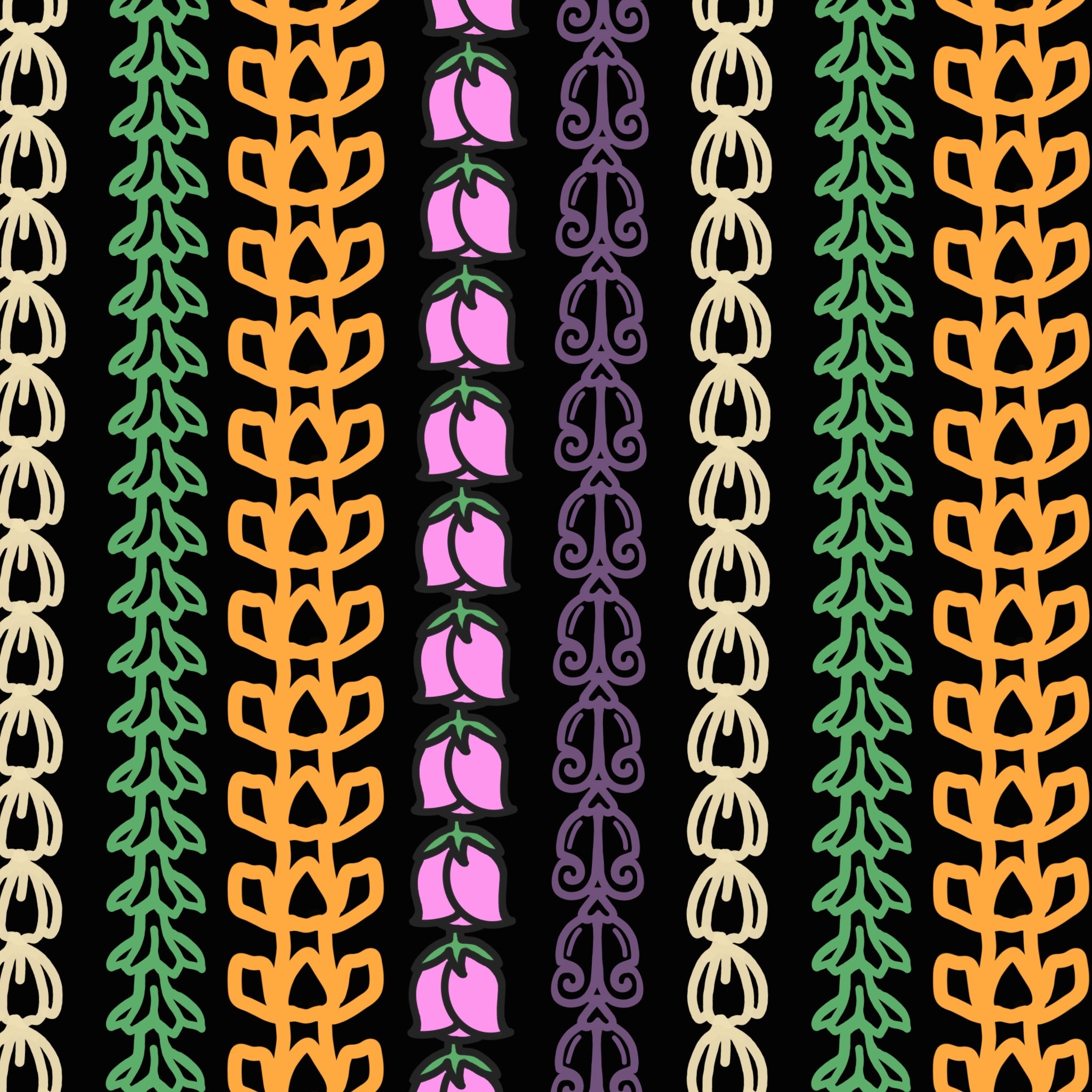 5 Lei Brushes & Stamps for Procreate Digital Download Puakenikeni ...