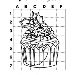 DIGITAL DOWNLOAD Printable How-to-draw Cupcakes Grid Activities - Etsy