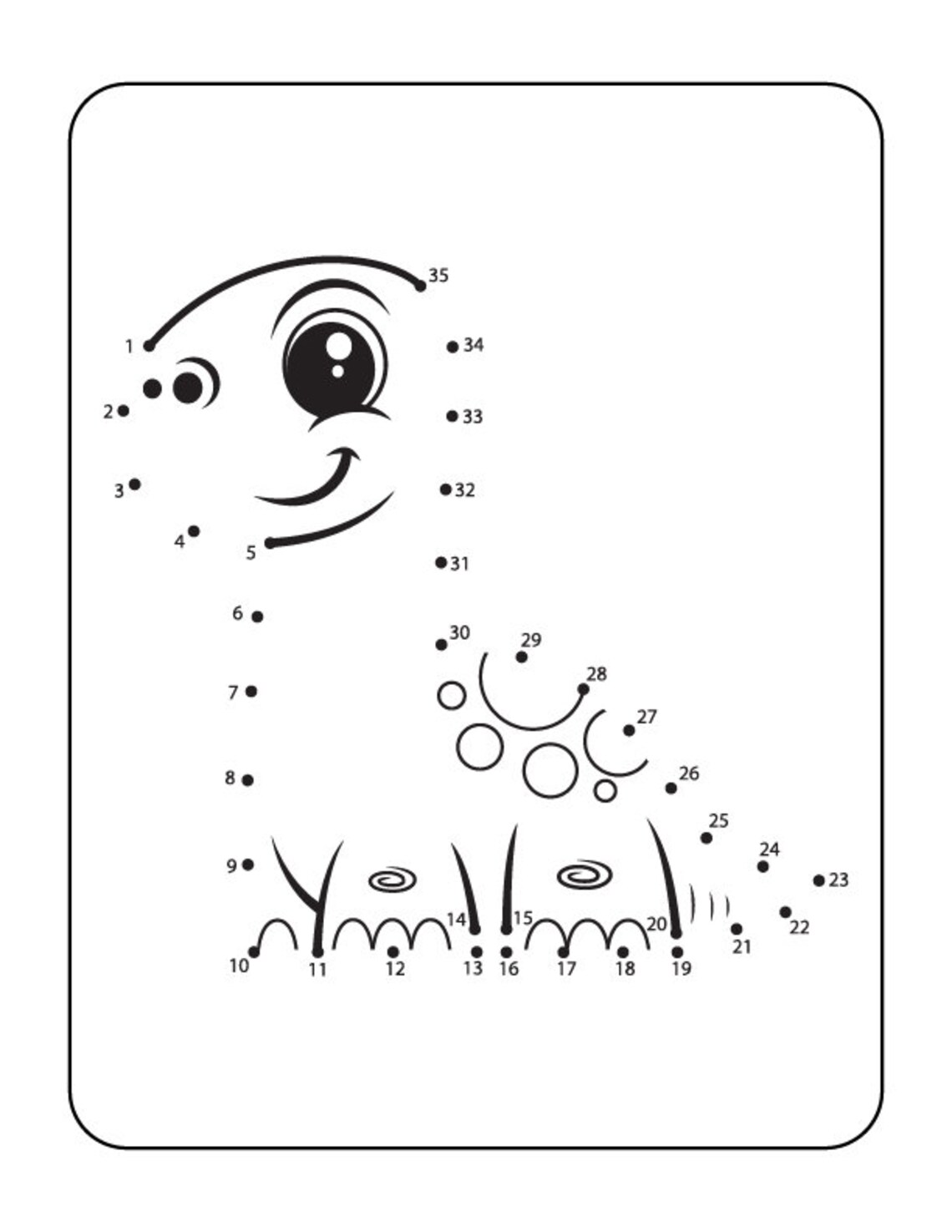 DIGITAL DOWNLOAD Dinosaur Dot-to-dot Kids Coloring Pages Printable - Etsy