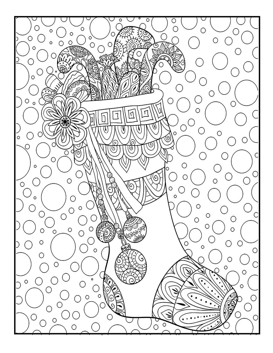 DIGITAL DOWNLOAD Printable Coloring Pages Christmas/winter - Etsy