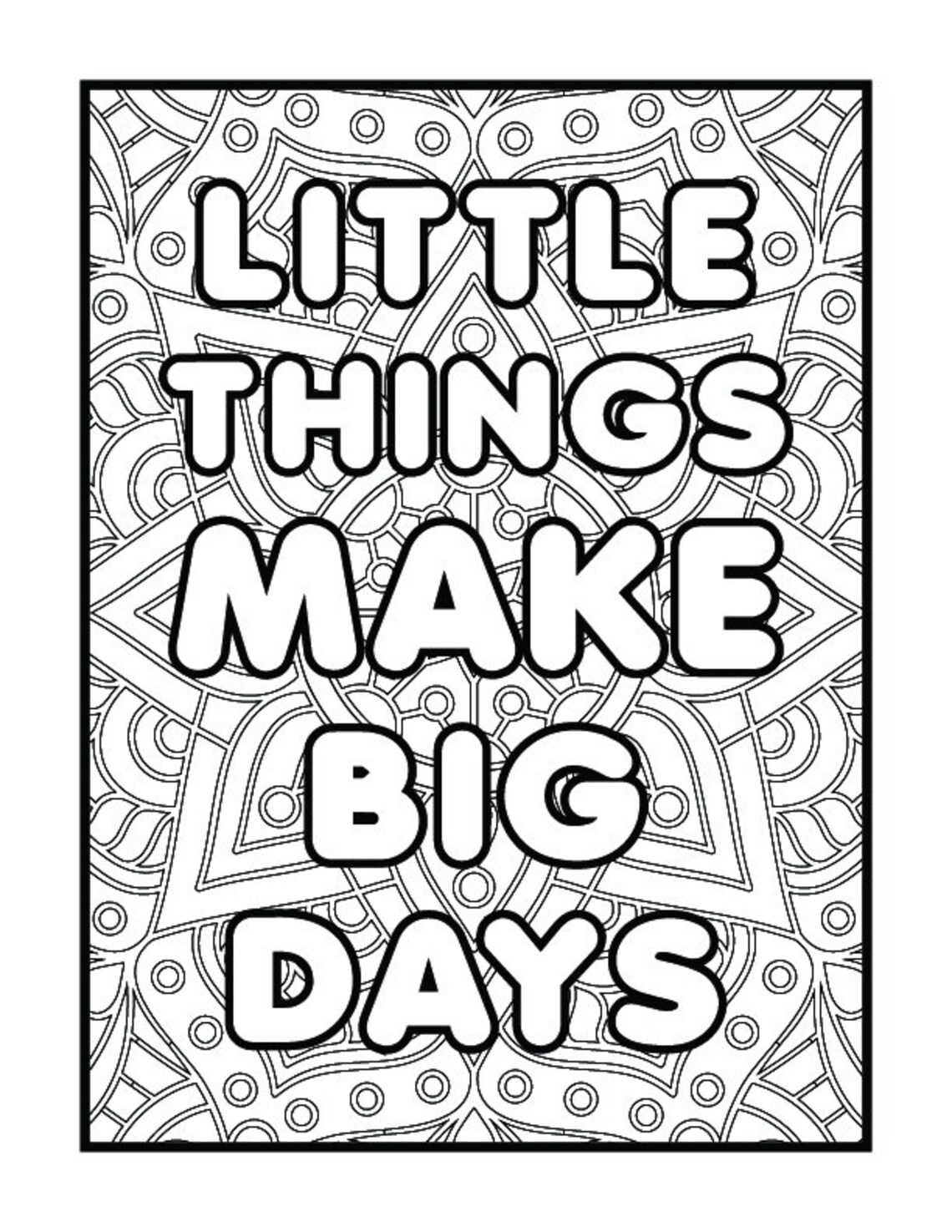 DIGITAL DOWNLOAD Printable Motivational Coloring Pages - Etsy