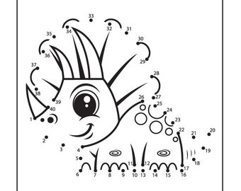 20 Printable Dinosaurs Dot to Dot Coloring Pages for Boys - Etsy
