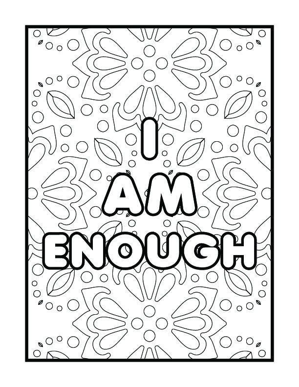 DIGITAL DOWNLOAD Printable Motivational Coloring Pages - Etsy