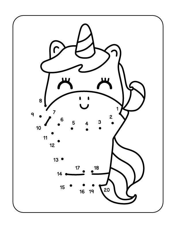 DIGITAL DOWNLOAD Animals & Insects Dot-to-dot Kids Coloring Pages ...