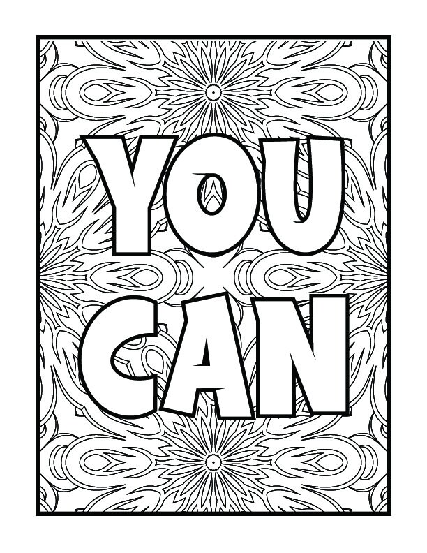 DIGITAL DOWNLOAD Printable Motivational Coloring Pages - Etsy