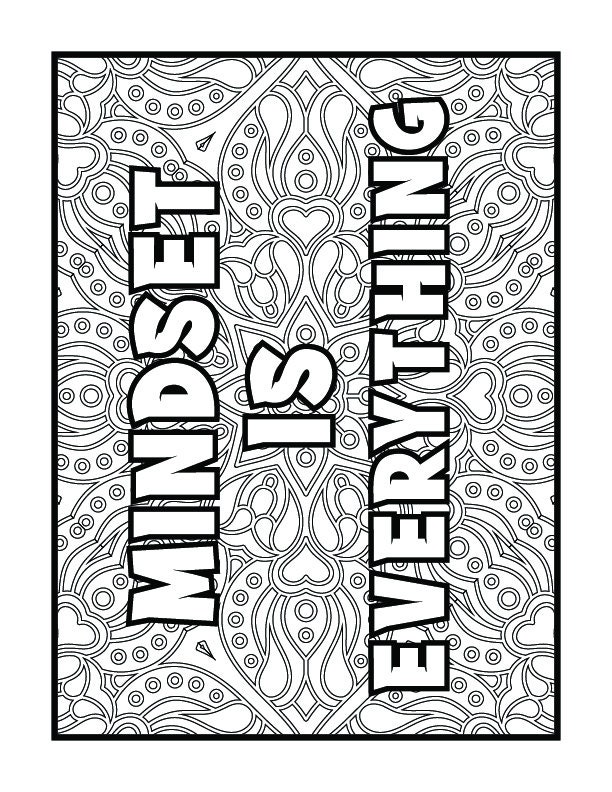 DIGITAL DOWNLOAD Printable Motivational Coloring Pages - Etsy