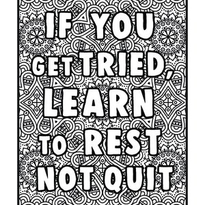 DIGITAL DOWNLOAD Printable Motivational Coloring Pages - Etsy