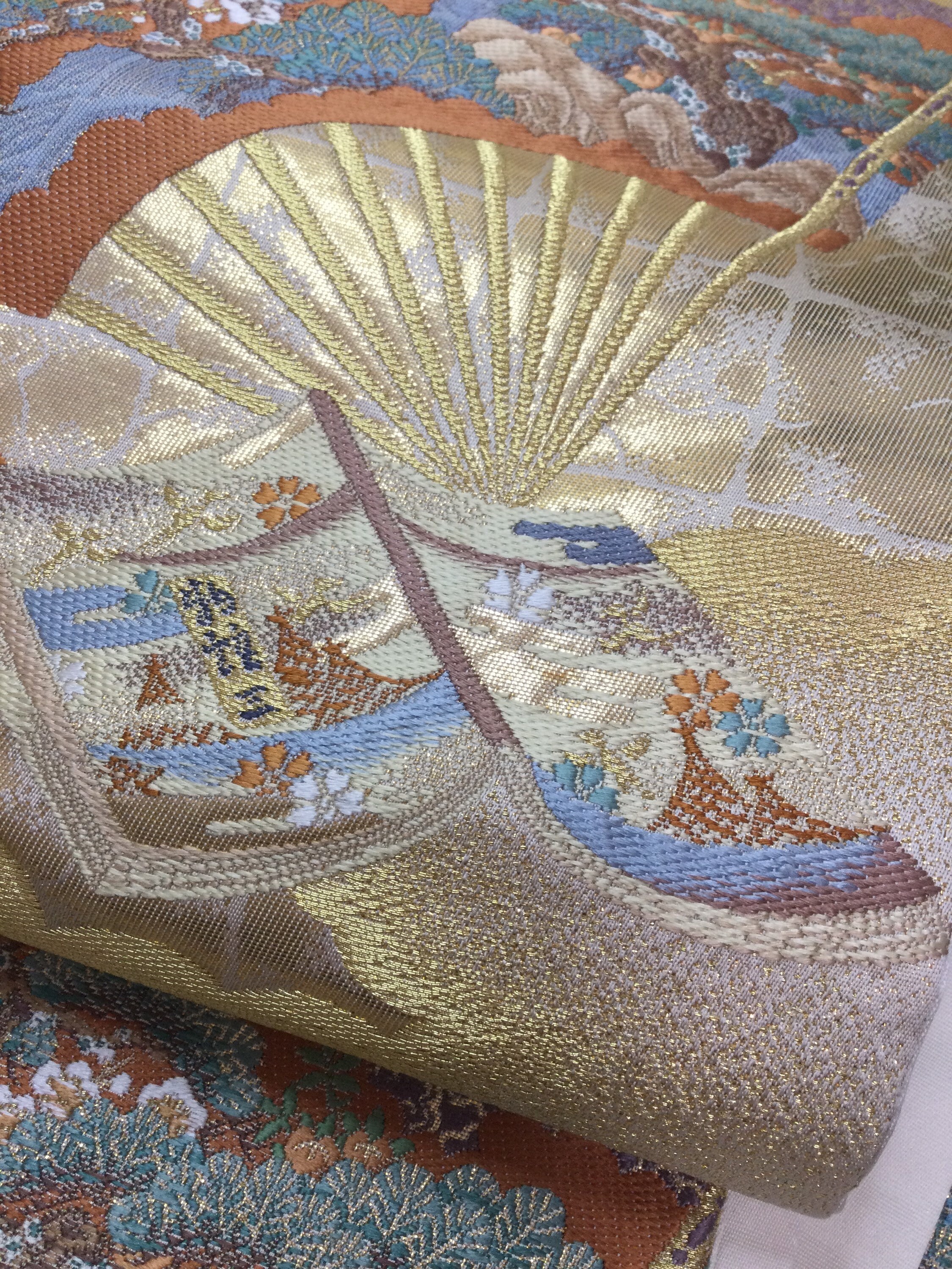 Japanese Vintage Obi Vintage Obi Noh Mask Luxury - Etsy