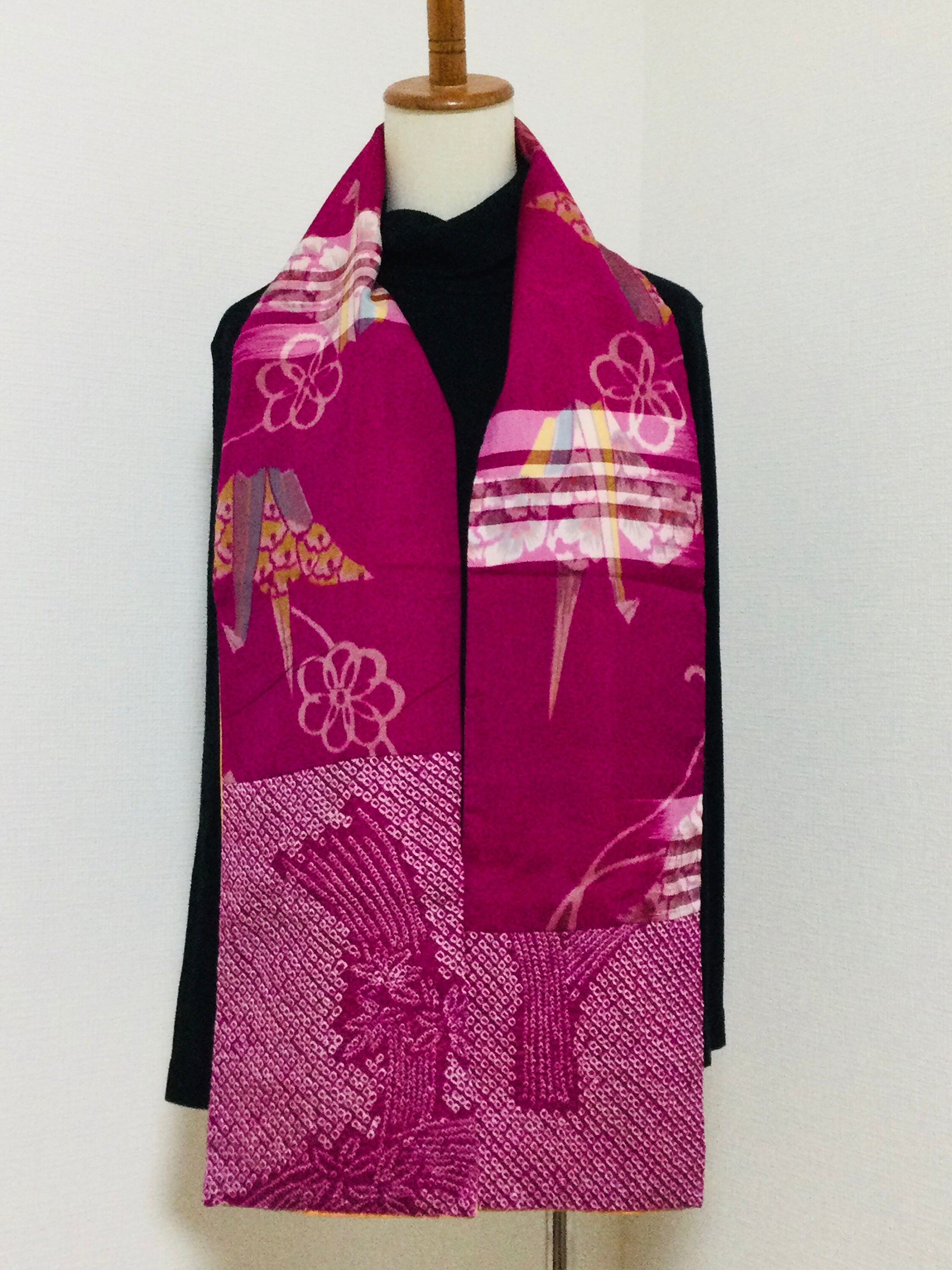 Japanese Vintage Kimono Shibori Pattern Kimono Upcycle - Etsy