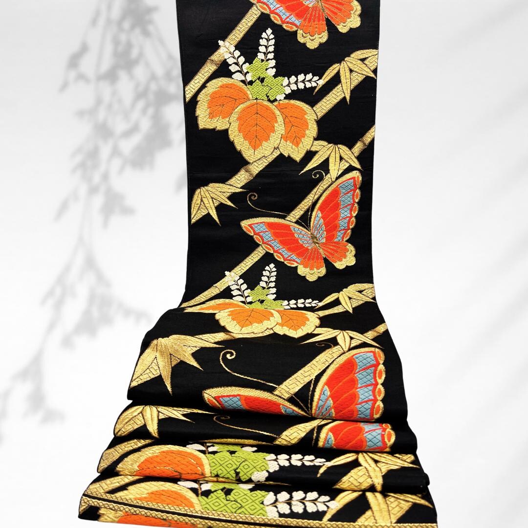 Fukuro Obi, Kimonobelt for Kimono, Table Runner,japanese Antique Fabric ...