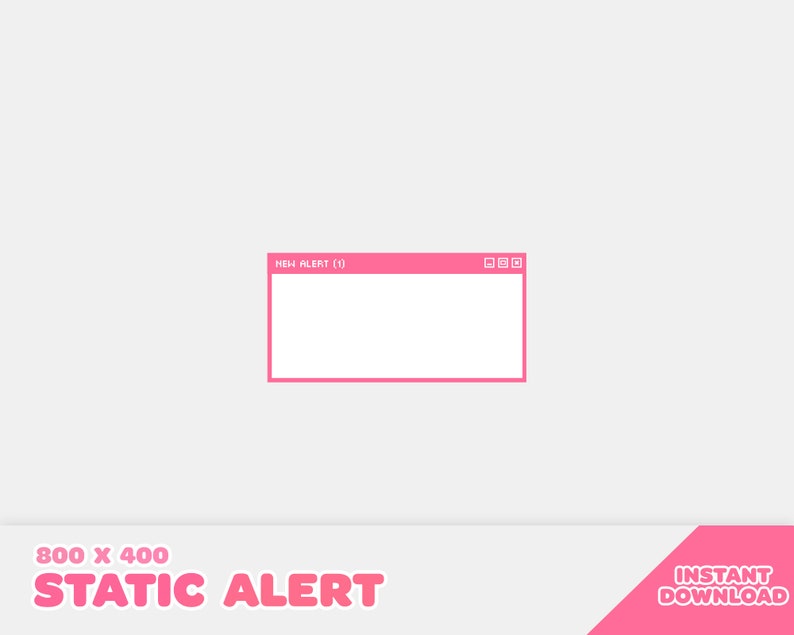 Pink Computer Twitch Overlay Stream Package INSTANT - Etsy