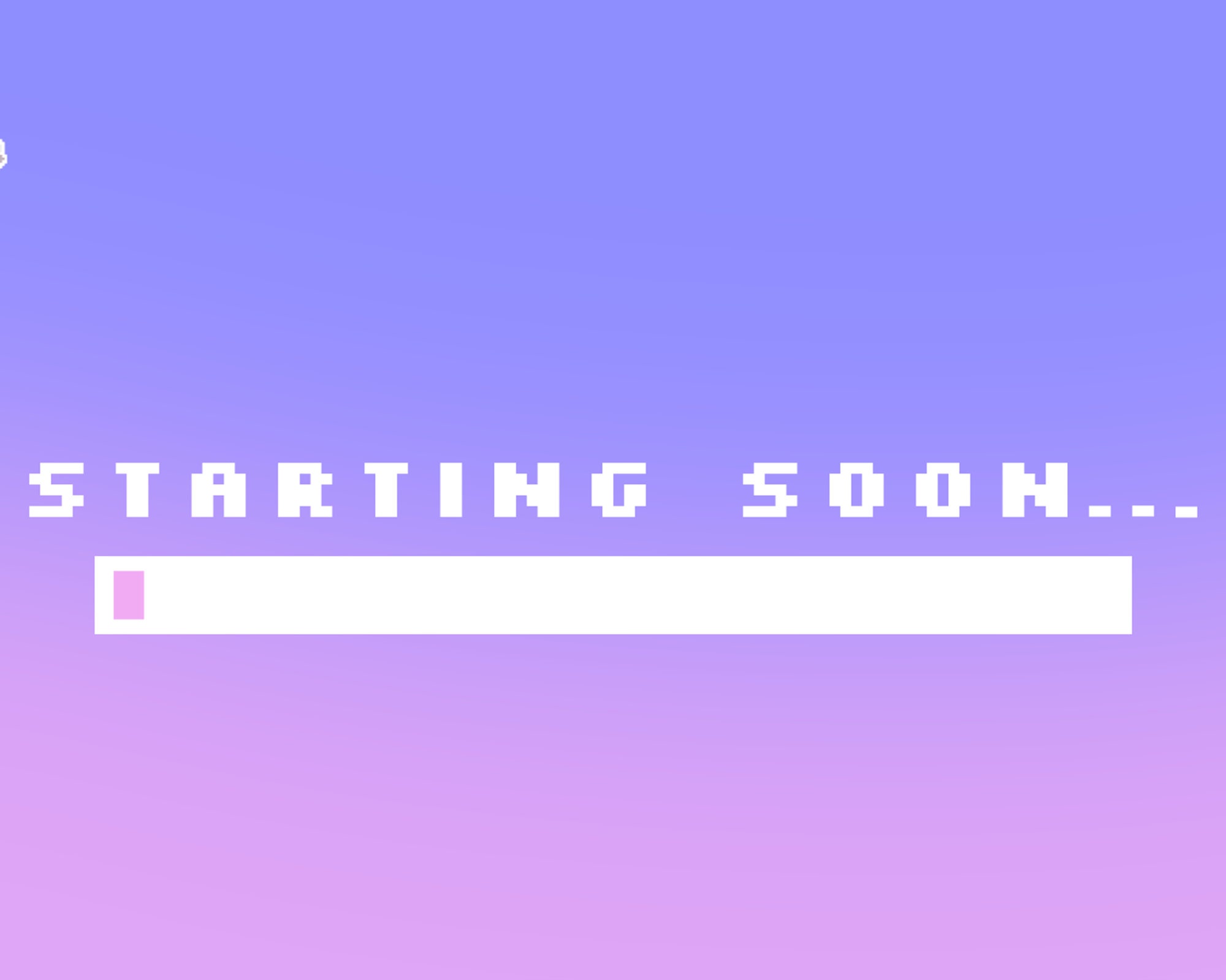 2 Animated Pixel Cloud Screens | Starting Soon Loading Screen + Be ...