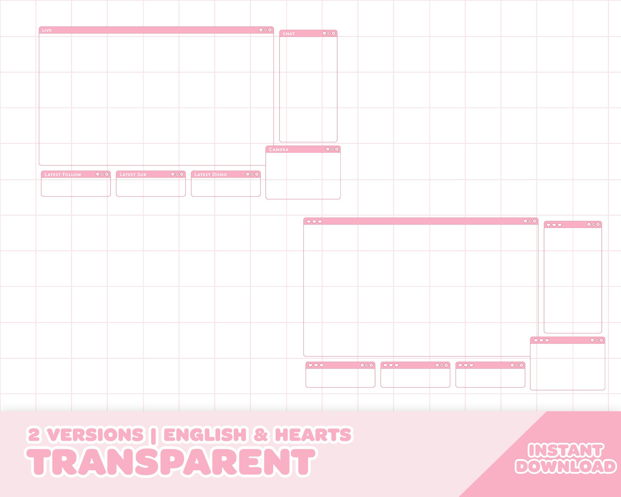 Cute Pink Browser Twitch Overlay | Streaming Overlay | Kawaii Twitch ... Cute Pink Browser Twitch Overlay | Streaming Overlay | Kawaii Twitch ...